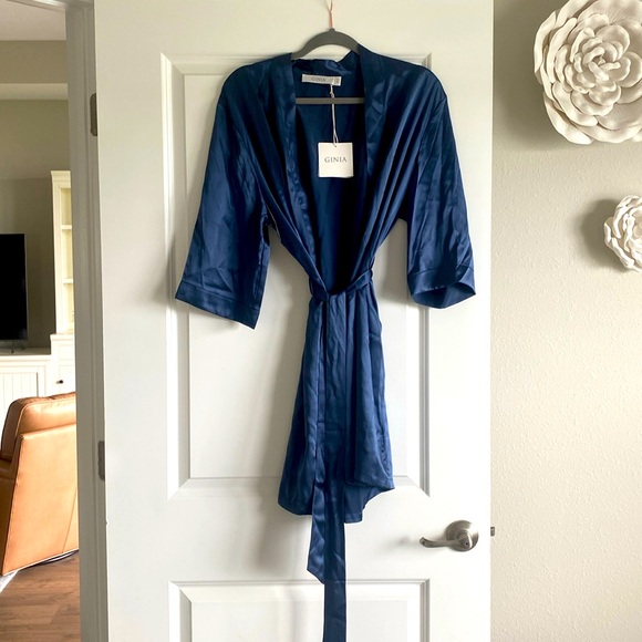 Ginia | Intimates & Sleepwear | Silk Robe | Poshmark
